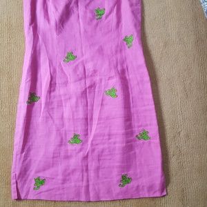 C&J Laing | Dresses | Cj Laing Linen And Embroidered Dress Size 8 ...